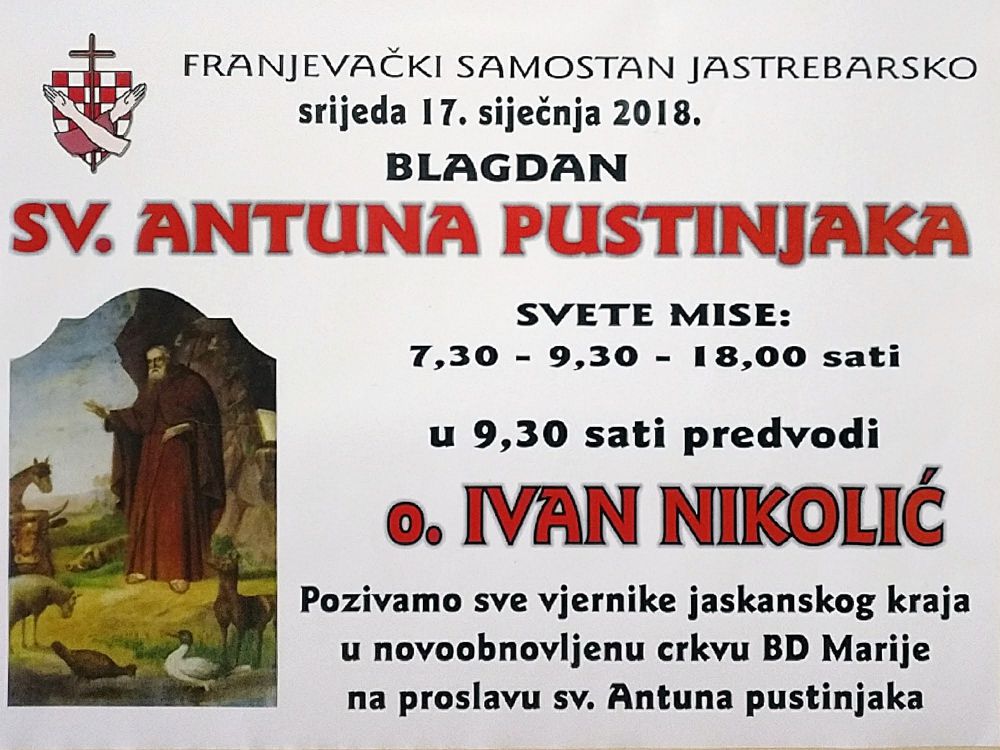 Blagdan Svetog Antuna Pustinjaka