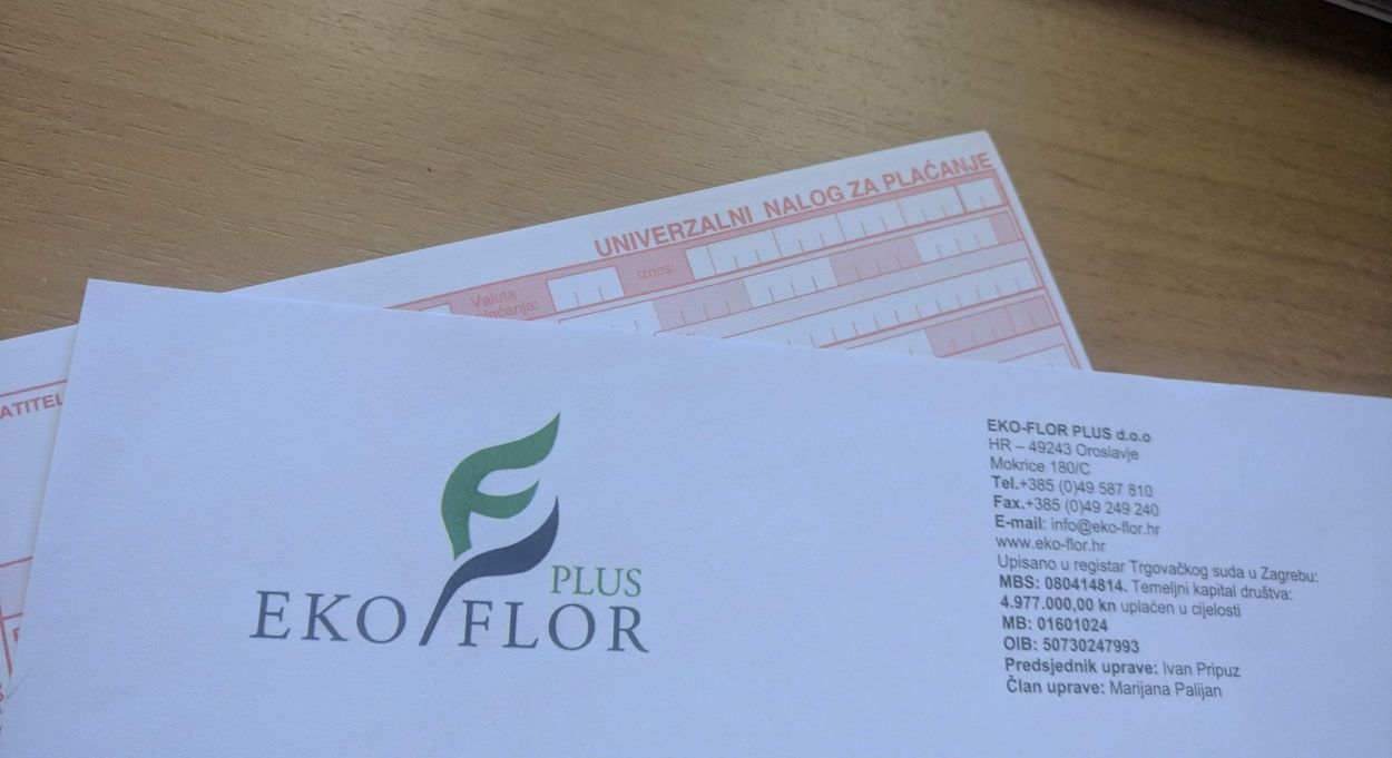 EKO-FLOR PLUS poslao opomene pred ovršni postupak