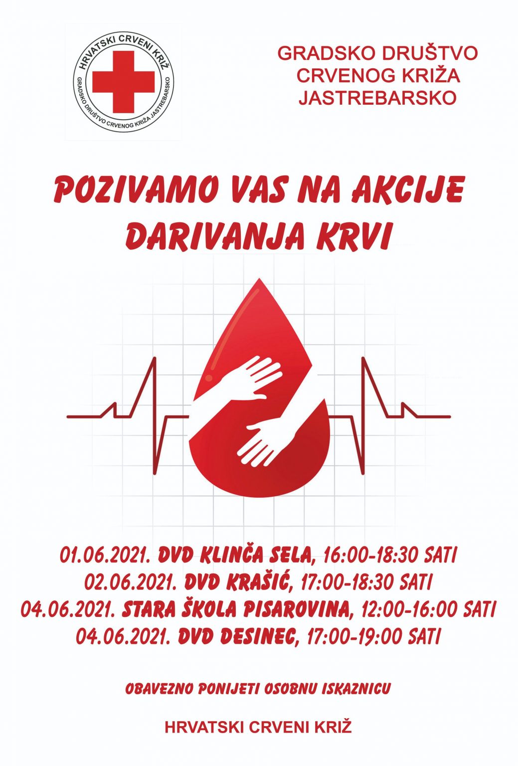 Nove akcije dobrovoljnog darivanja krvi